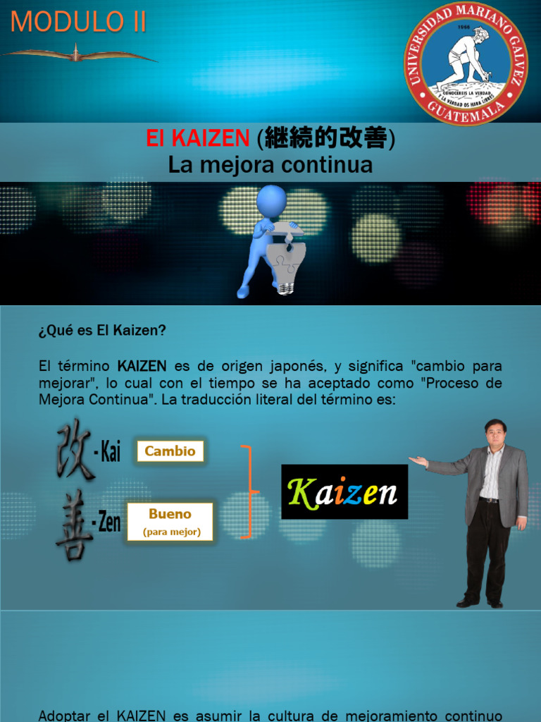 El Kaizen Mejora Continua | PDF