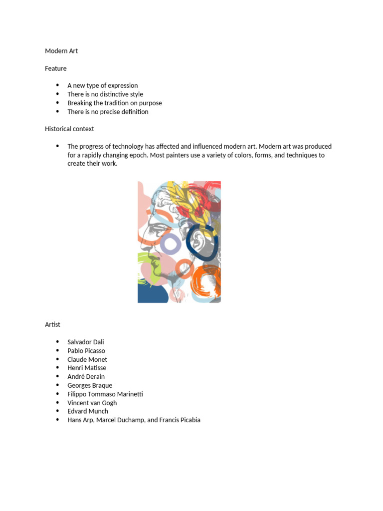 Modern Arts | PDF