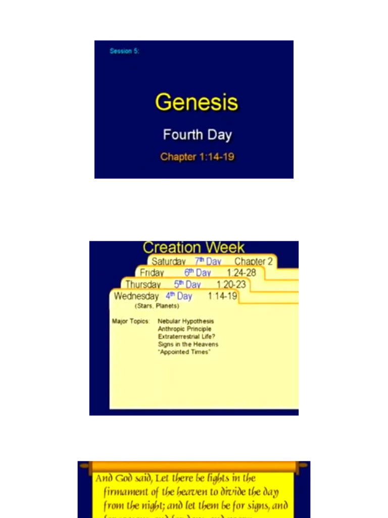 05 Genesis Chuck Missler Day Four | PDF