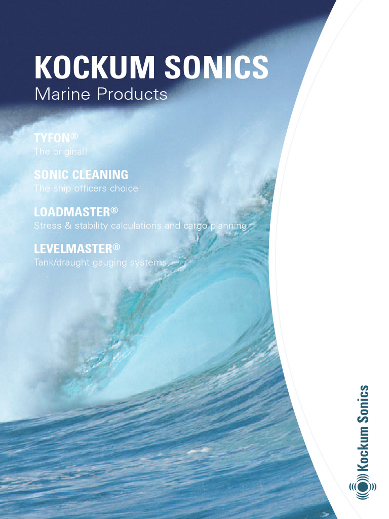 Kockum Sonics Брошюра судовых электрических и воздушных тифонов 2015 года | PDF | Ships | Cargo