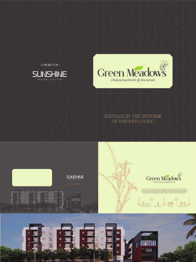 Sunshine Green Meadows Brochure | PDF