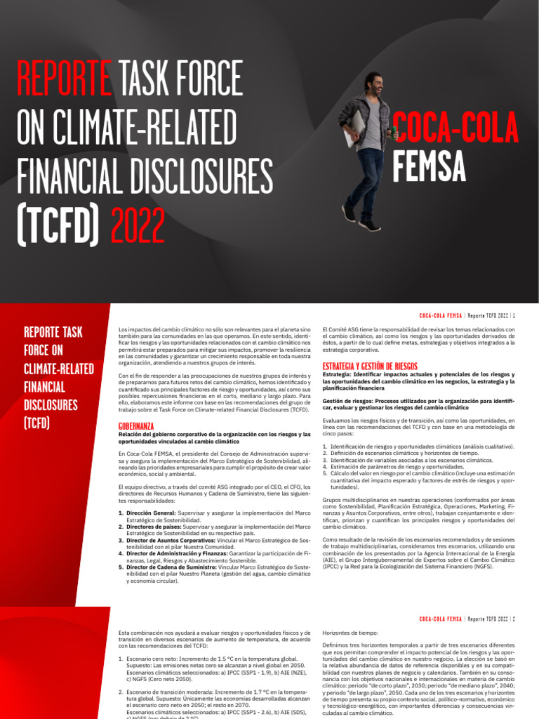 TCFD Espanol | PDF | Energía renovable | Grupo Intergubernamental de ...