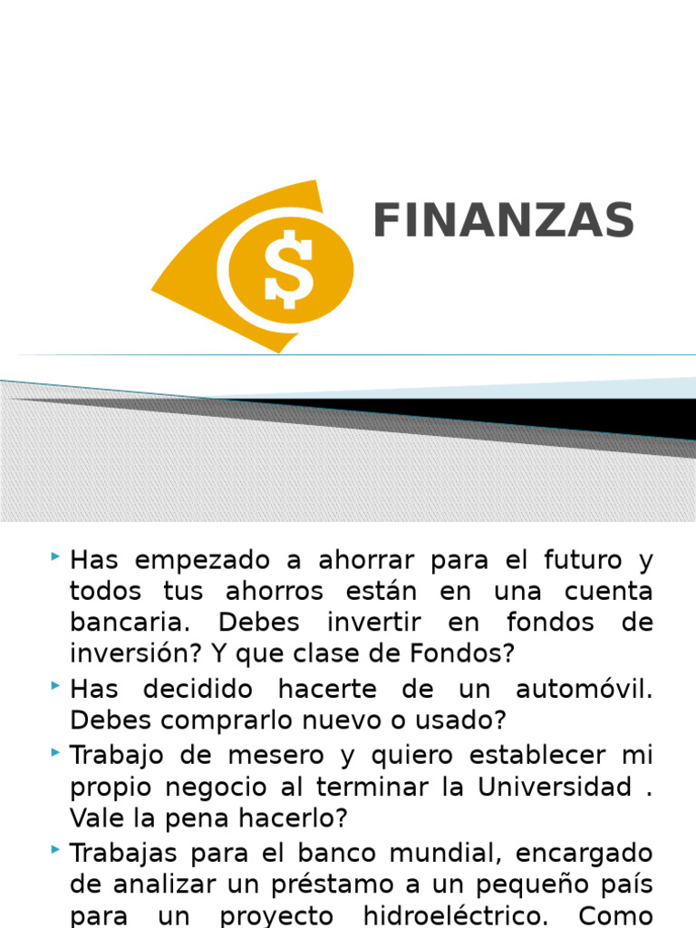 Concepto de Finanzas | PDF | Inversiones | Ciencias económicas