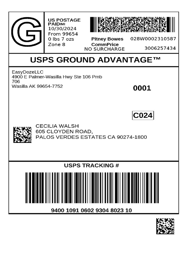 10-30 - 10-09-24 - Shipping Label | PDF