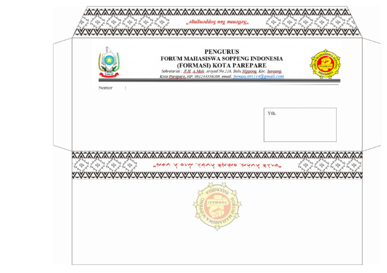 Amplop Surat Pelantikan | PDF