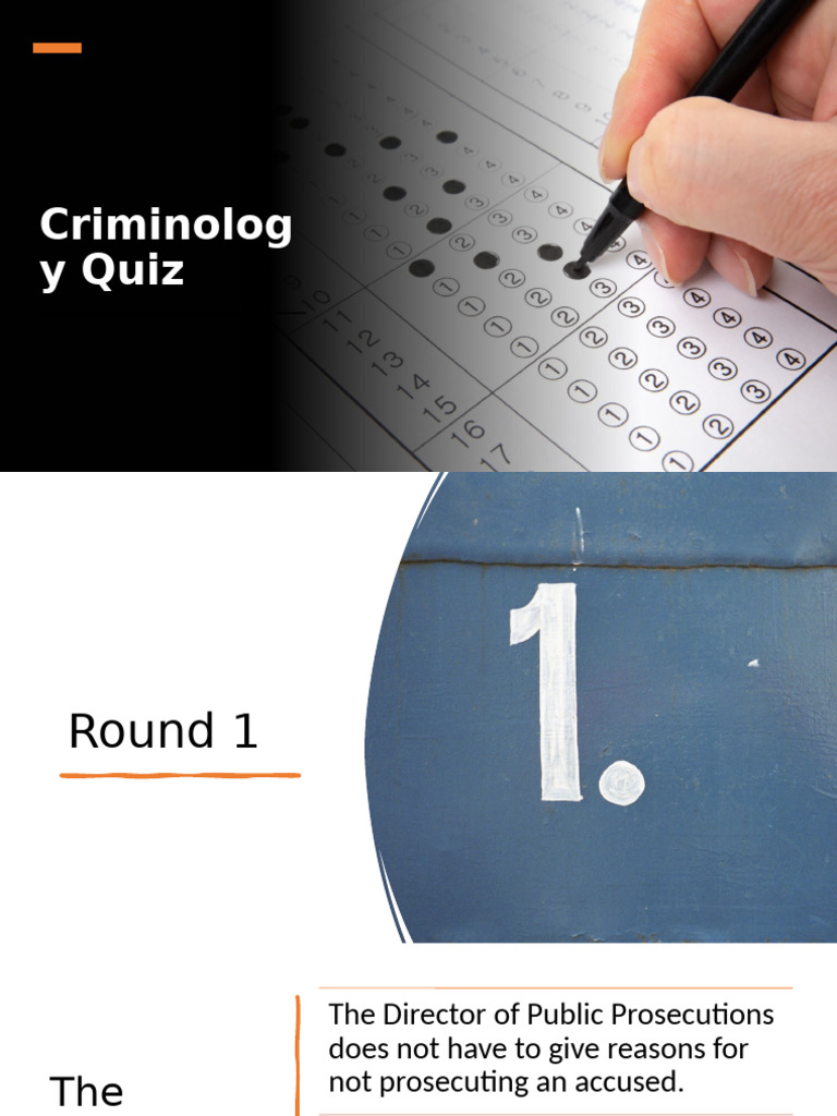 Criminology Quiz | PDF | Crimes | Crime & Violence