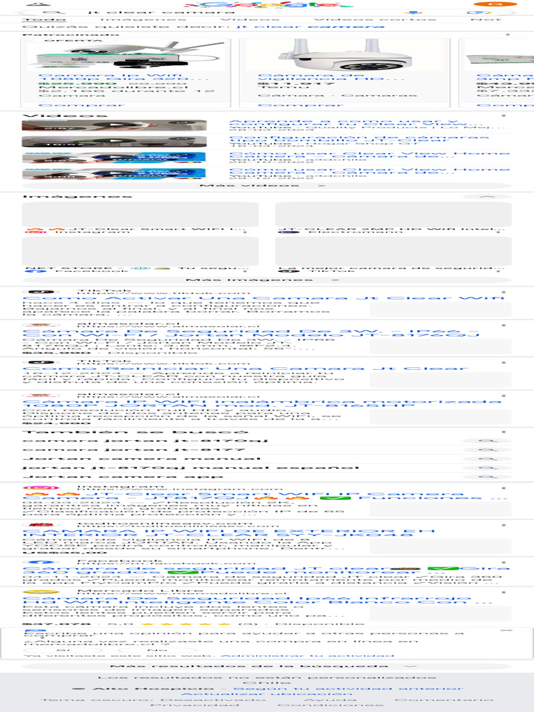 Cámaras JT-Clear: Seguridad WiFi | PDF | Wifi | Informática
