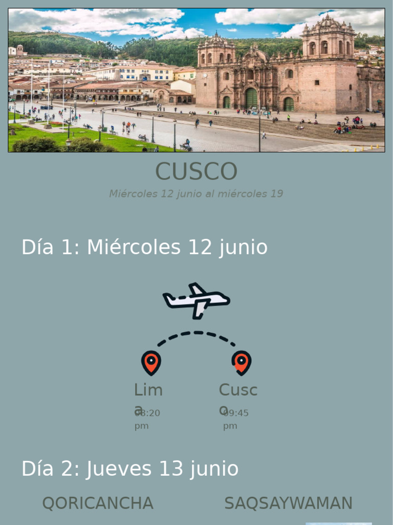 Presentación Cusco | PDF