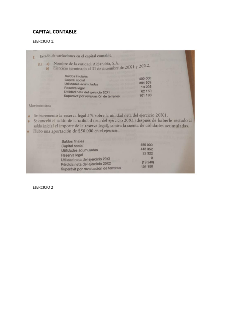 Capital Contable | PDF