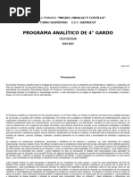 Codiseño Programa Analitico Multigrado | PDF | Escuelas | Educación primaria