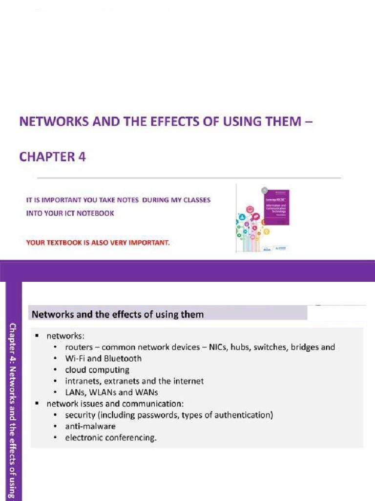 Networks and The Effects of Using Them 1 2 | PDF