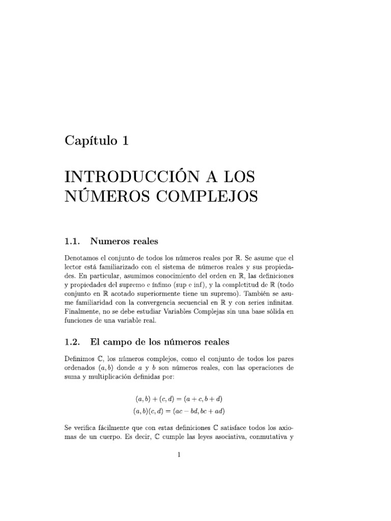 Ntoas de Clase Variable Compleja | PDF