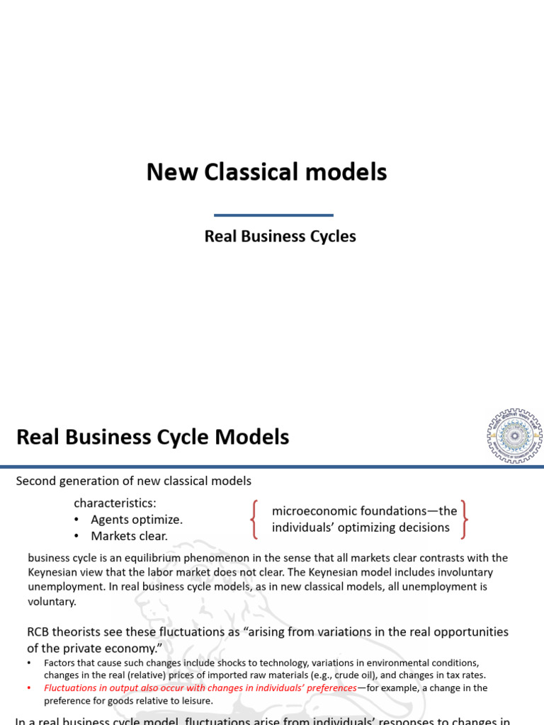 RBC and New Keynesian Models | PDF | New Keynesian Economics ...