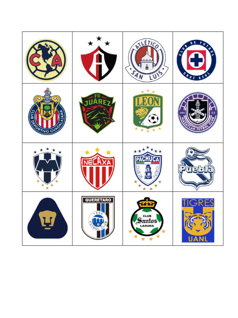 Escudos Equipos Ligamx | PDF