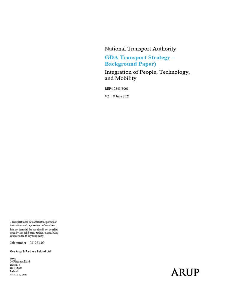 Arup, 2021 | PDF | Transport | Engines