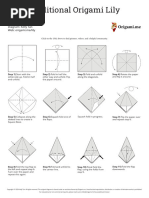 Mathematical Methods in Origami | PDF | Geometry | Origami