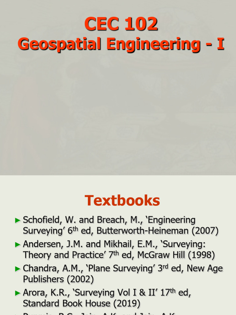 Geospatial Engineering Overview and Applications | PDF