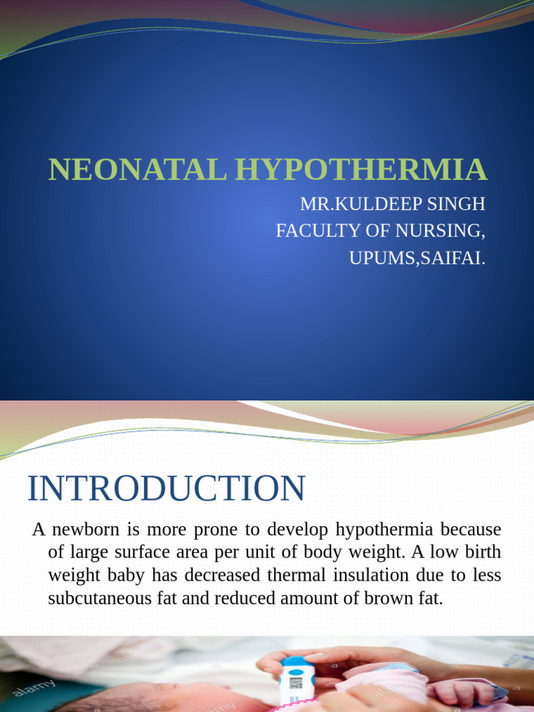 Understanding Neonatal Hypothermia | PDF | Hypothermia | Thermal Conduction