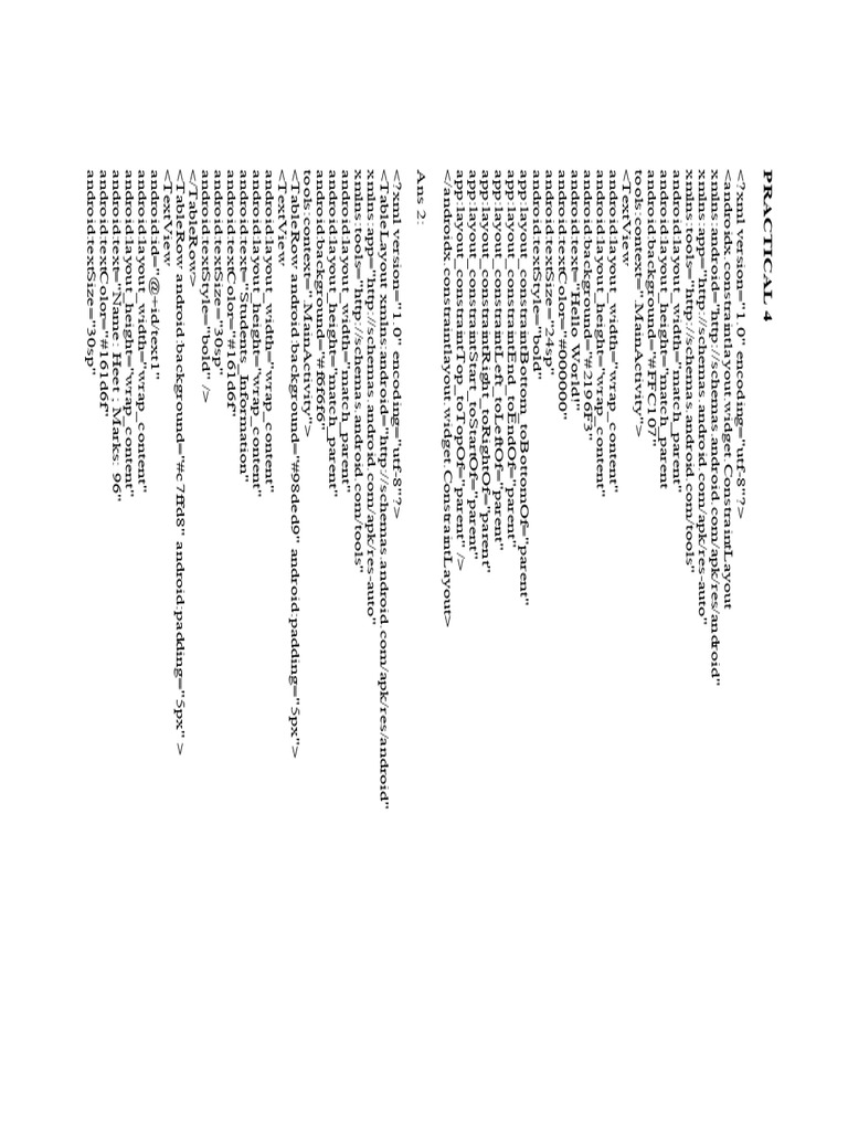 MAD PROGRAM | PDF | Android (Operating System) | Java (Programming Language)