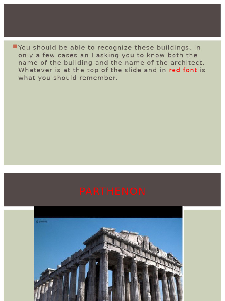 Iconic Architecture Recognition Guide | PDF