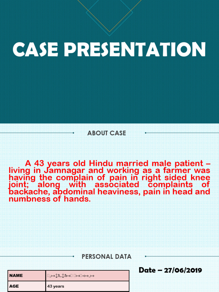 Case Presentation of Gout | PDF | Arthritis | Gout
