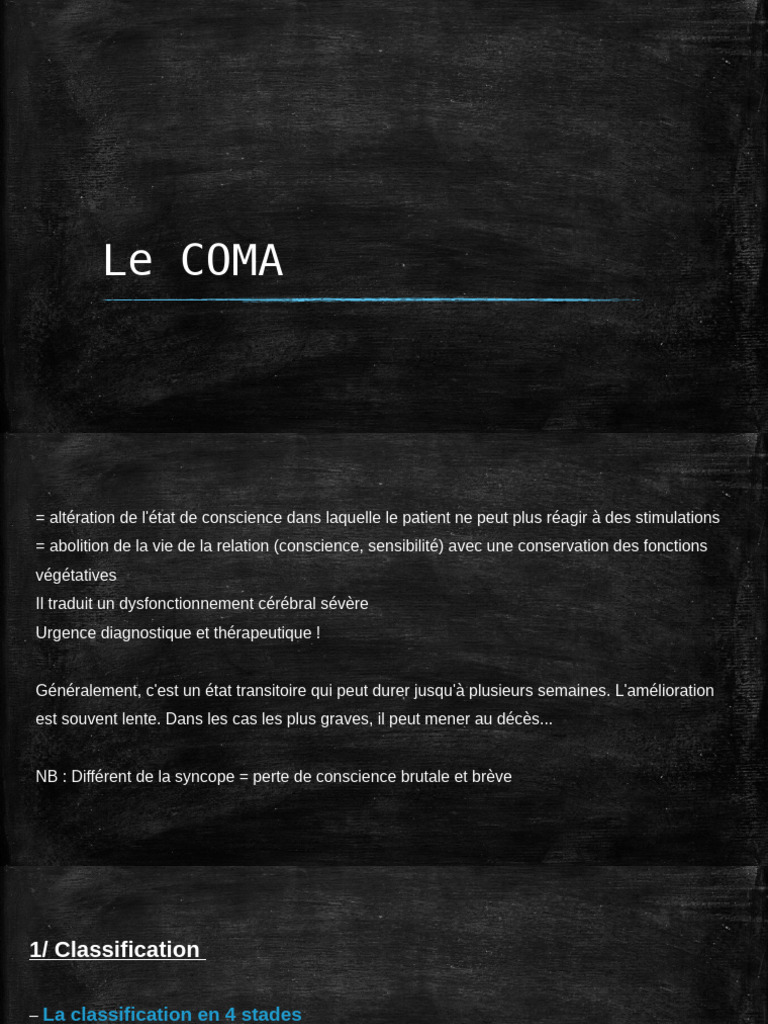 Le Coma Pdf Coma épilepsie