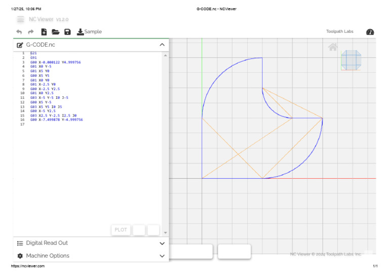G Code - NC Ncviewer | PDF