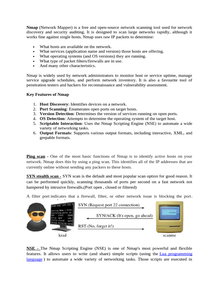 nmap | PDF | Domain Name System | Firewall (Computing)