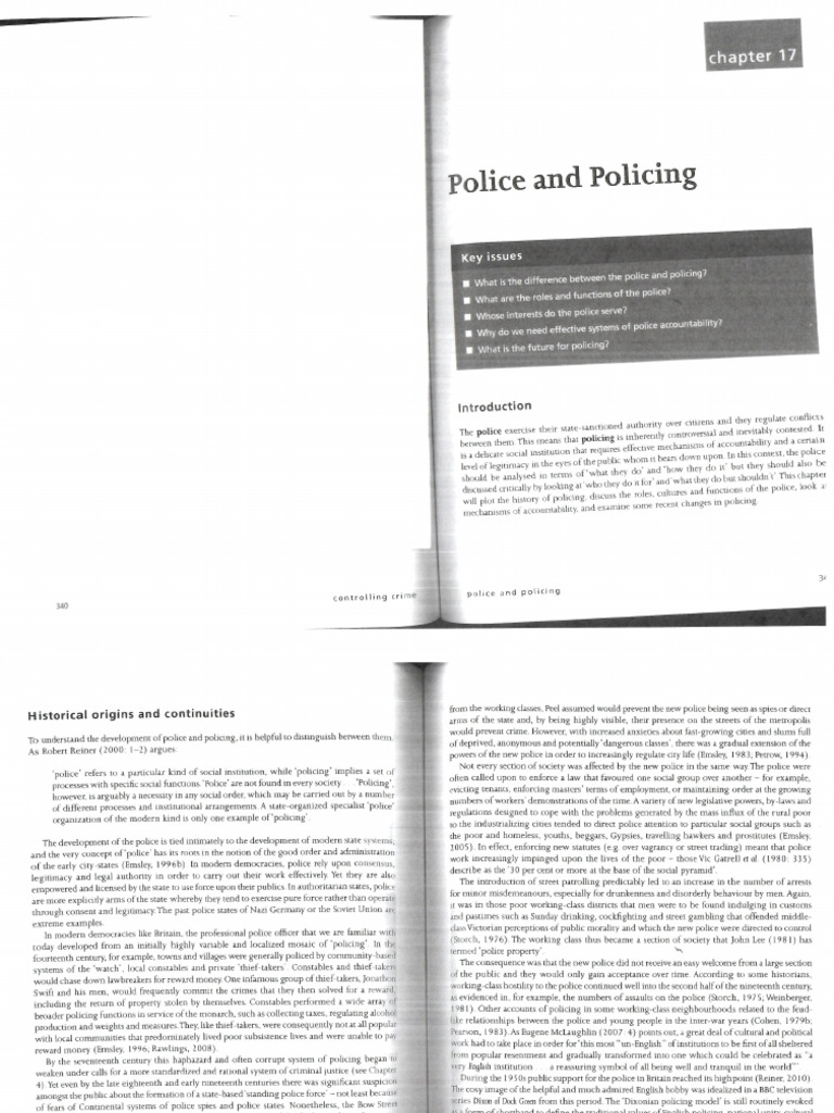TA16 Police and Policing | PDF
