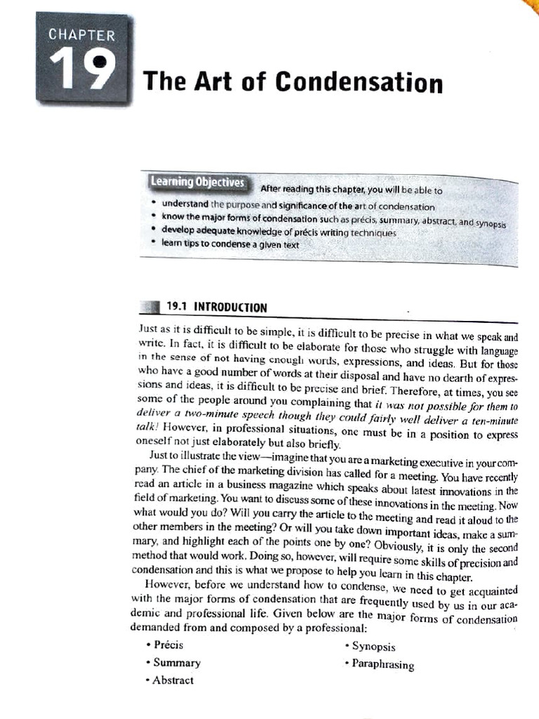 The Art of Condensation | PDF