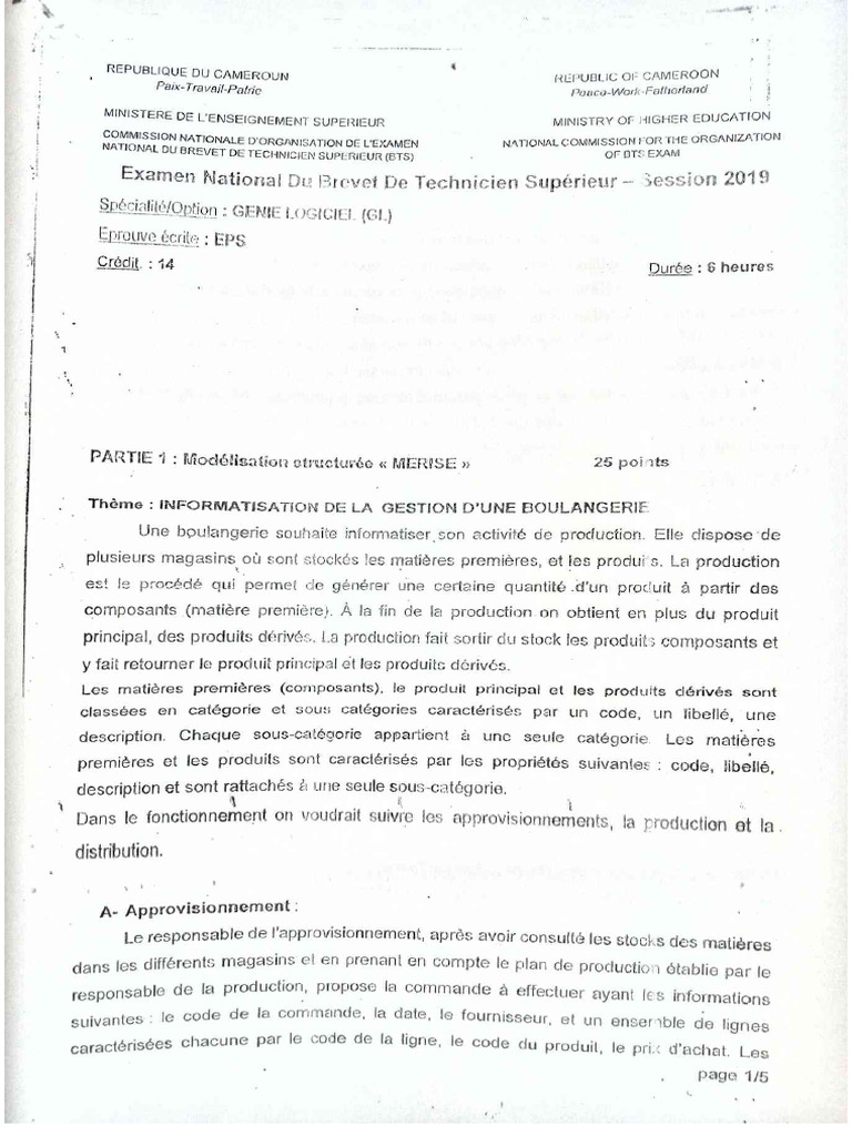 sujet 2 | PDF