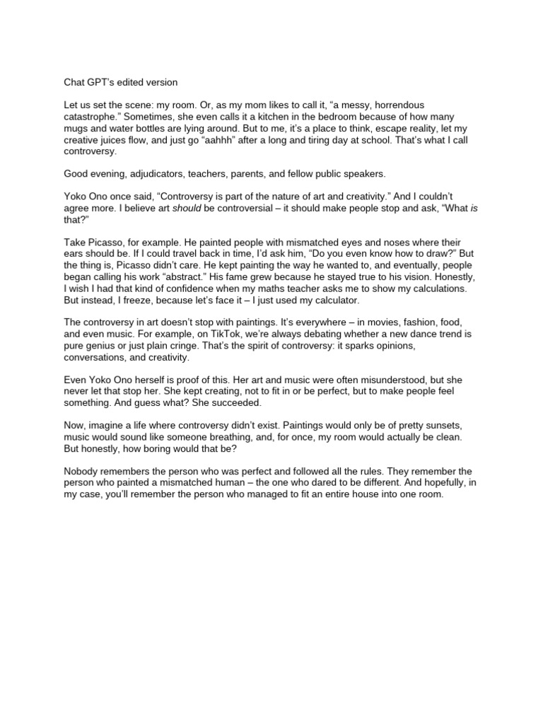 Chat GPT’s Edited Version | PDF