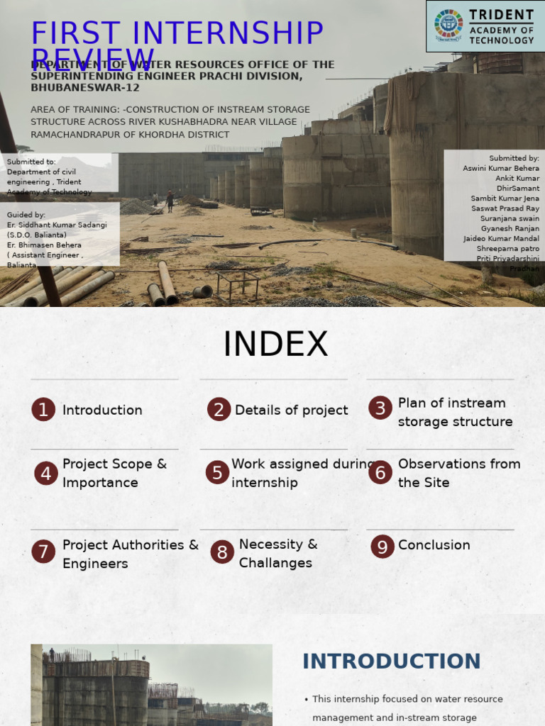 Internship Review | PDF | Dam | Water