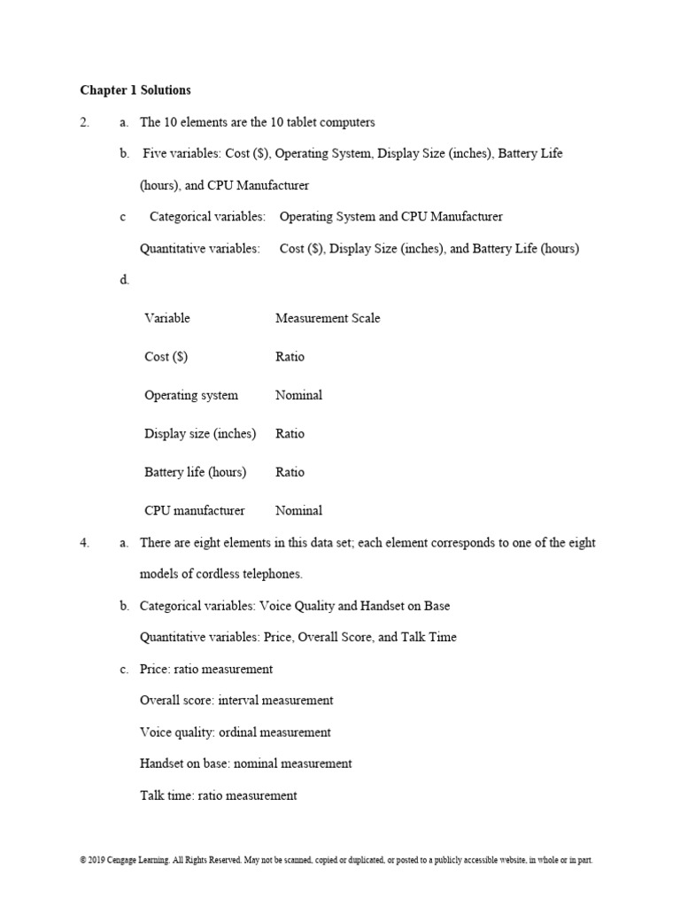 Data Analysis of Consumer Products | PDF | Level Of Measurement ...