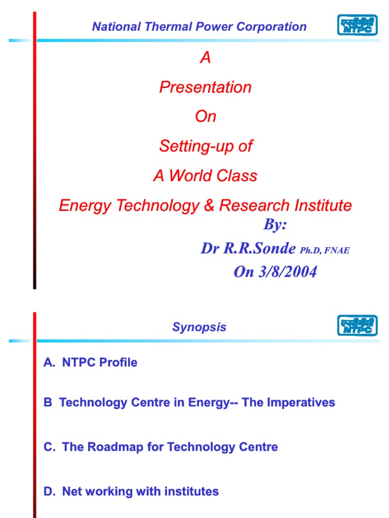 NTPC | PDF | Hydrogen | Fuel Cell