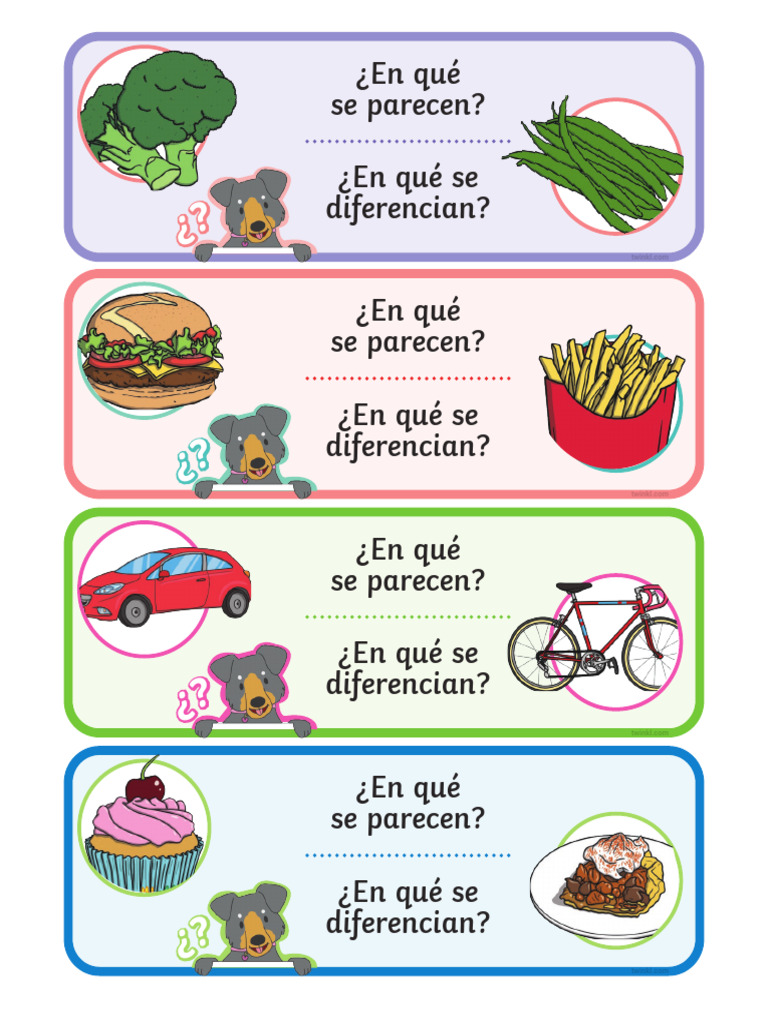 Similitudes y Diferencias | PDF