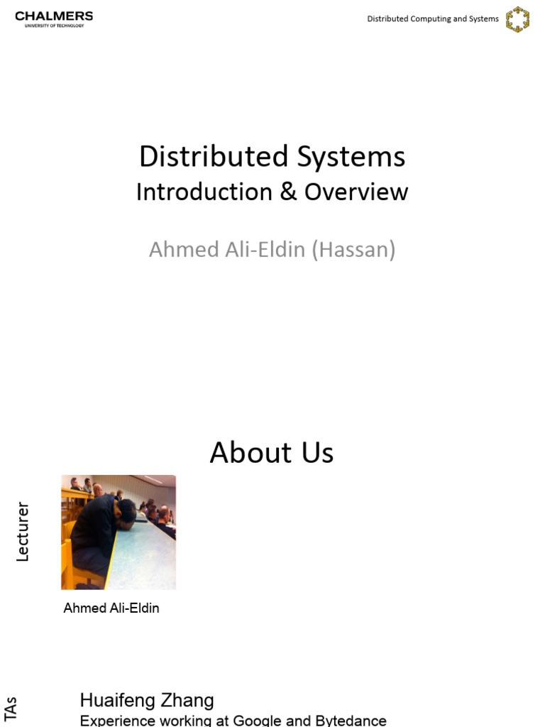 Introduction to Distributed Systems Course | PDF | Computer Network ...