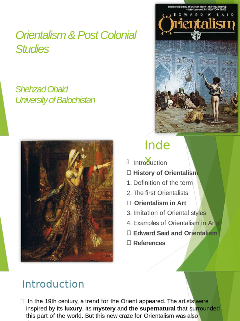 Presentationpaper11 161108085947 | PDF | Orientalism | Orientalism (Book)