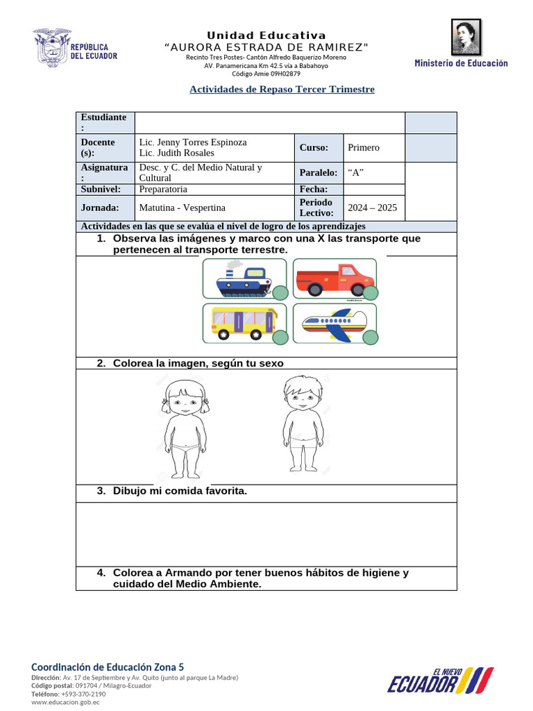 MATERIAL DE APOYO PRIMER GRADO | PDF