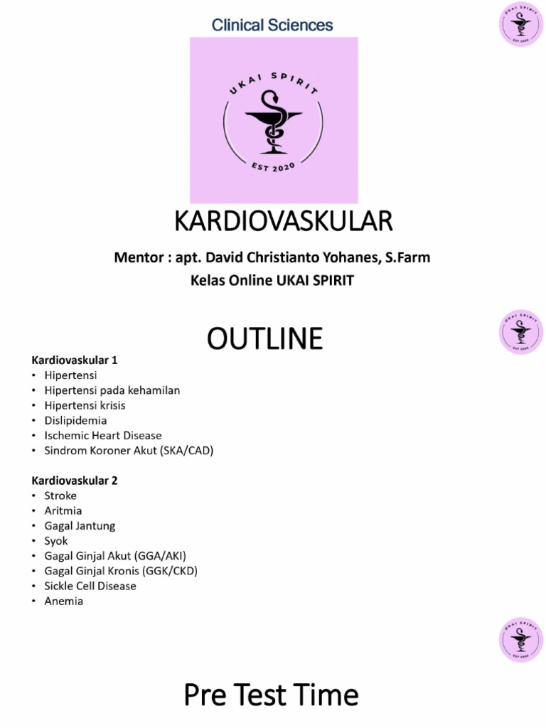 TM 1-2 Kardiovaskular - Dave - UKAI SPIRIT | PDF