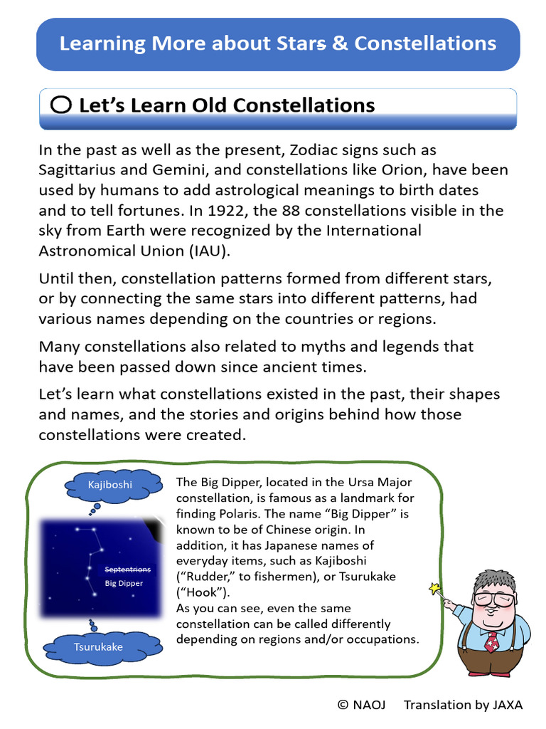 Learning More About Stars and Constellations | PDF | Constellation ...