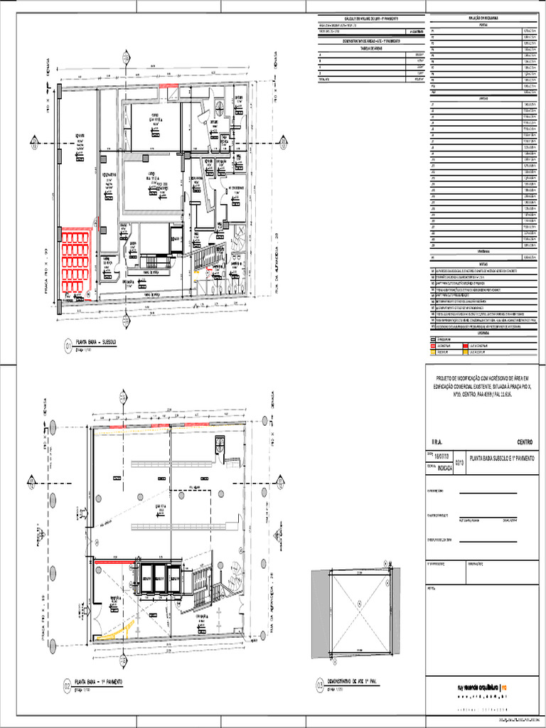 262 PL SMU DT 0002 PV01 R00 (Subsolo e Terreo) | PDF