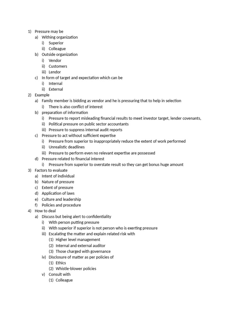 270 - Pressure To Breach The Fundamental Principle | PDF
