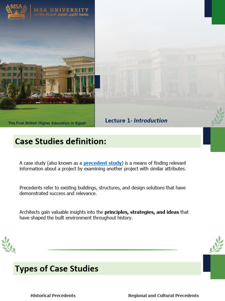 Lecture 1 - Introduction (Case Studies) | PDF