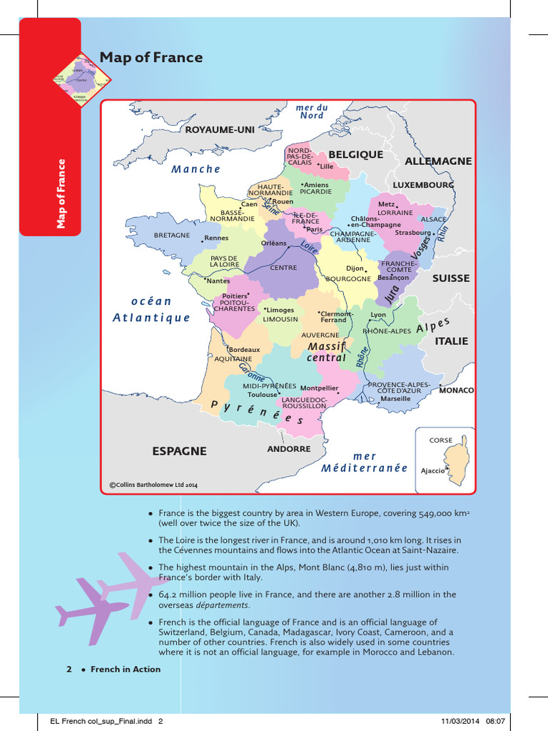 EL French Map | PDF | France