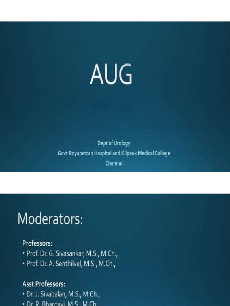 Antegrade Urethrogram | PDF