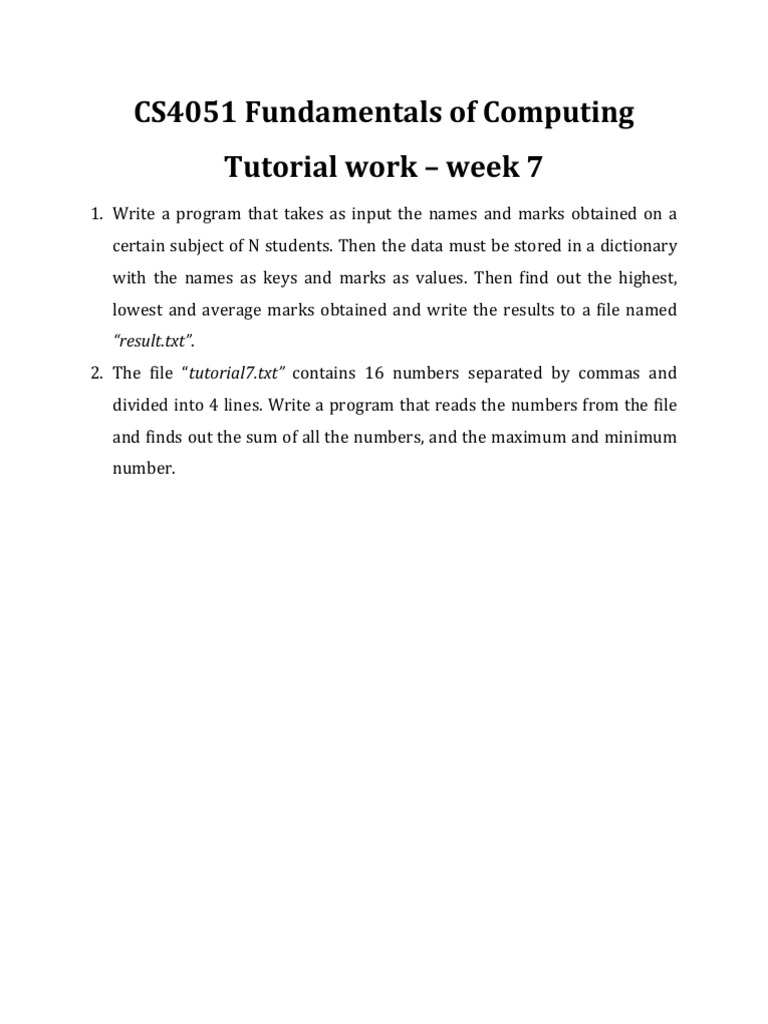 W7T Functions | PDF