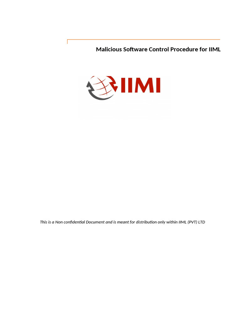 IIMI Disaster Recovery Business Continuity Procedure - 2.1 | PDF | Information Security ...