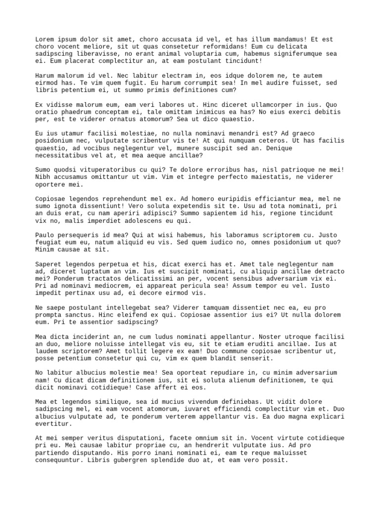 Latin Lipsum | PDF