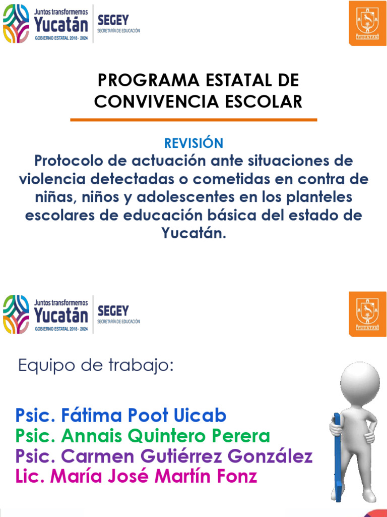 Presencial Presentación Revisión Protocolo - Nuevo | PDF | Violencia | Abuso infantil